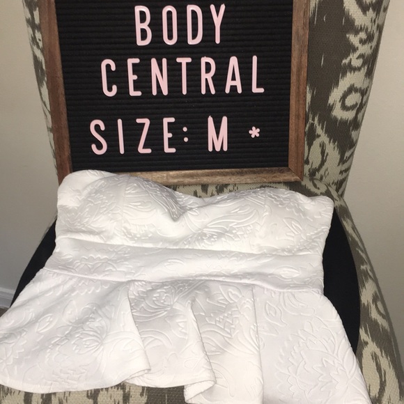 Body Central | Dresses | Body Central Dress Sleeveless Black And White ...
